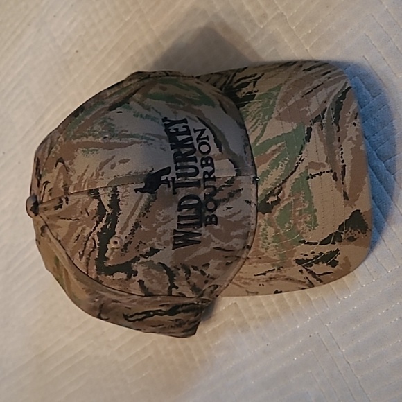KC | Accessories | Wild Turkey Bourbon Baseball Cap Snap Back Camo ...